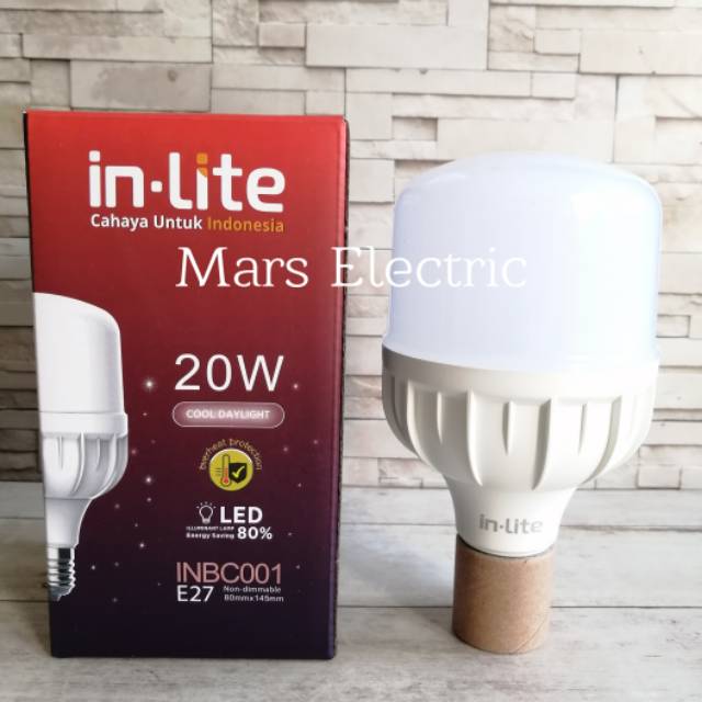 Jual InLite Bulb Lampu LED Capsule 20 Watt | Shopee Indonesia