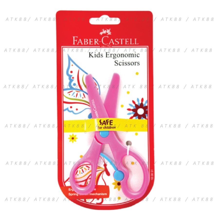 Jual Gunting Faber Castell ( Kids Ergonomic Scissors ) | Shopee Indonesia