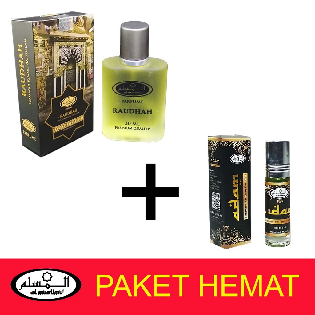 Jual Parfum Raudah 30 Ml Original Untuk Sholat Free Parfum Cowok 6 Ml ...