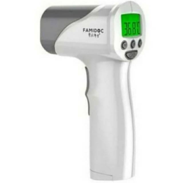 Jual FAMIDOC V22 Termometer / Alat Ukur Suhu Badan - Termogun Original ...