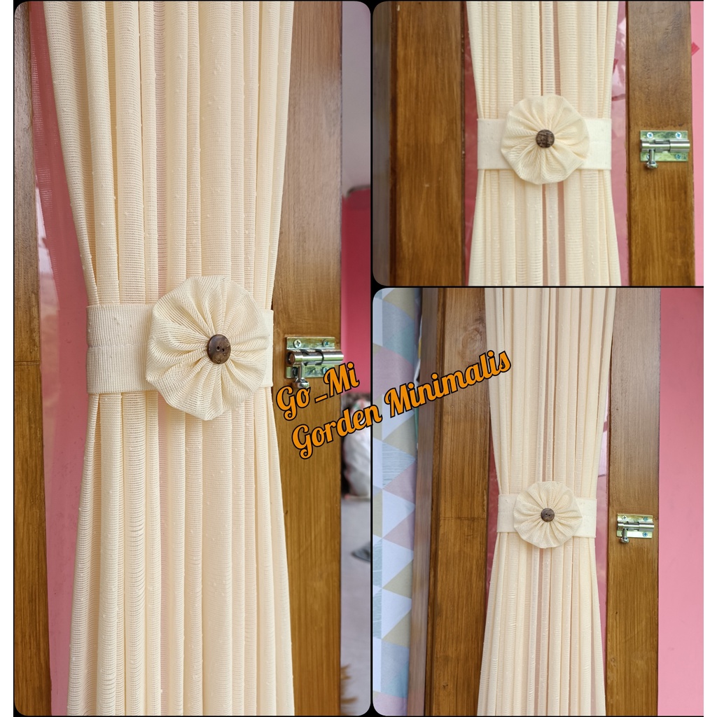 Jual Hordeng Spiral Polos Fitrase Premium Jendela Minimalis Gorden Kupu ...