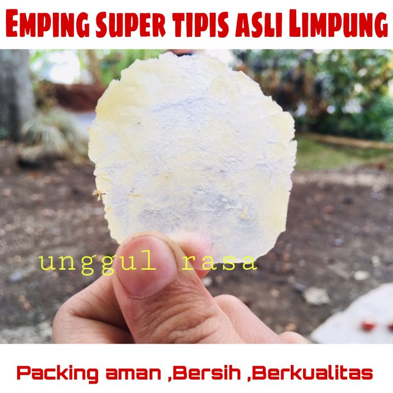 Jual EMPING MELINJO MENTAH FULL KERING TIPIS ASLI LIMPUNG 1/2 KG ...