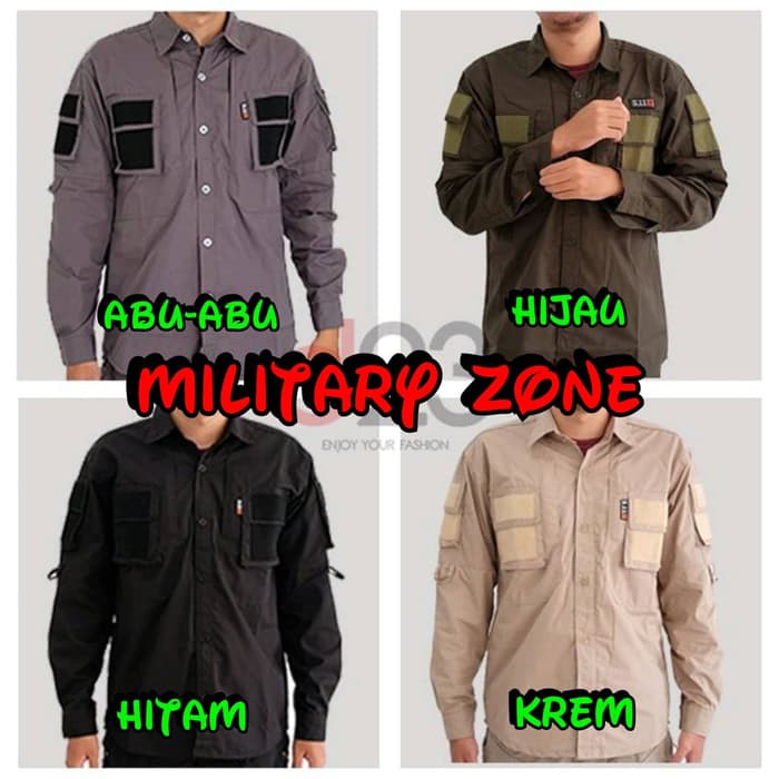 Jual Kemeja Tactical 511 Series/Kemeja/Military Zone | Shopee Indonesia