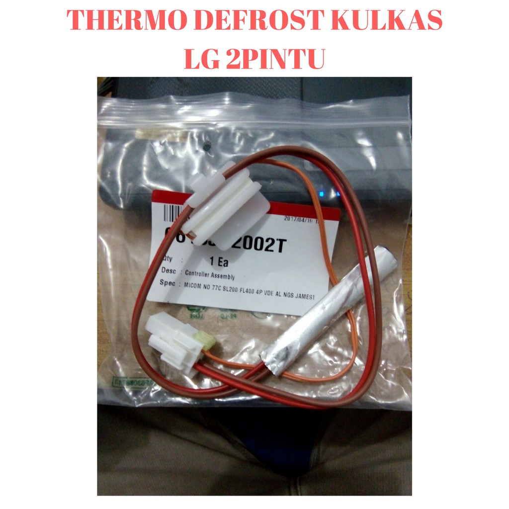 Jual SENSOR SUHU - DEFROST CONTROL - DEFCON KULKAS LG 2 PINTU JUMBO ...