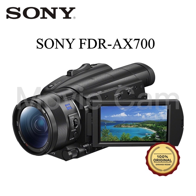 Jual Sony FDR-AX700 4K HDR Camcorder | Shopee Indonesia