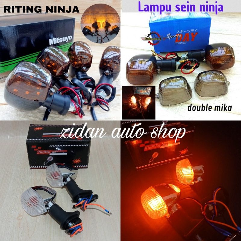 Jual Sepasang 2 biji Lampu Sein Sen Riting Reteng Blinker Ninja RR R S ...