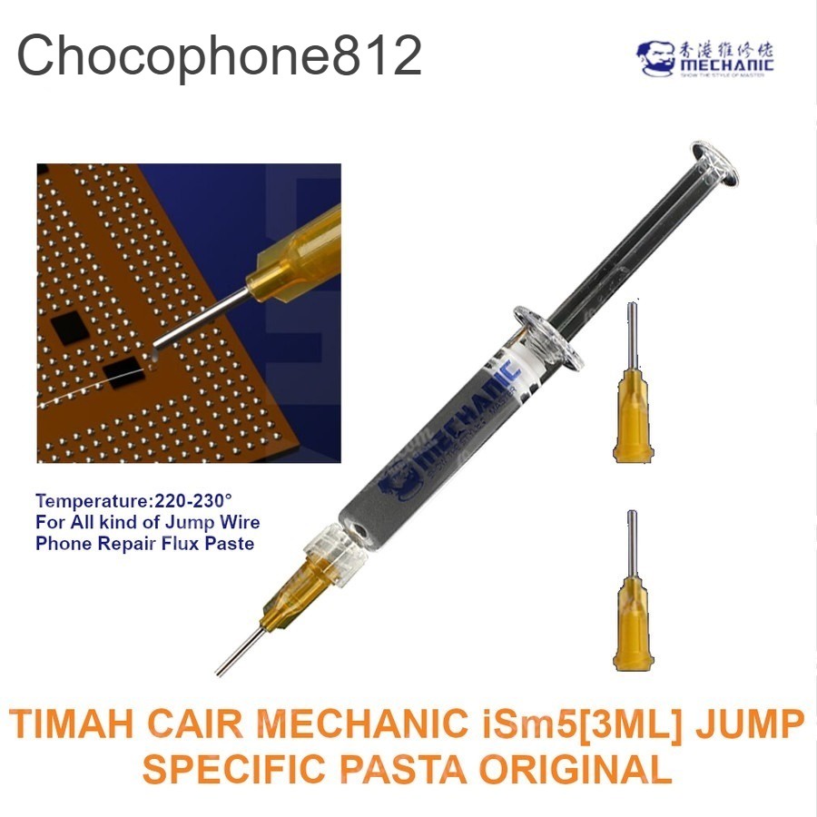 Jual Mechanic iSm5 3ML Timah Pasta Timah Cair Jump Wire Timah Pasta ...
