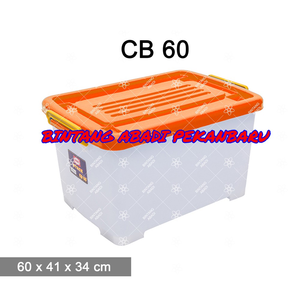 Jual CONTAINER BOX CB 60 STACK SIP 113 / KONTAINER BOX KOTAK PLASTIK RODA SHINPO CB 60 | Shopee ...