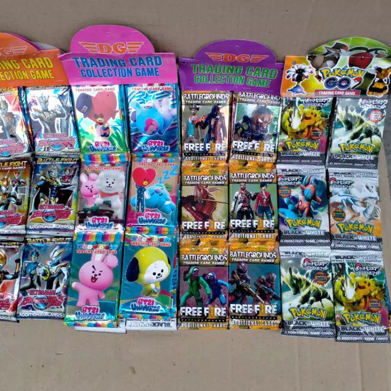 Jual mainan kartu foil trading card / kartu koleksi kartu adu / mainan ...