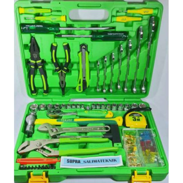 Jual MEKANIK TOOL SET TEKIRO - MECHANIC TOOLS SET 60 PCS | Shopee Indonesia
