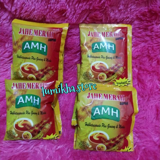 Jual WEDANG JAHE MERAH AMH (1 Sachet) | Shopee Indonesia