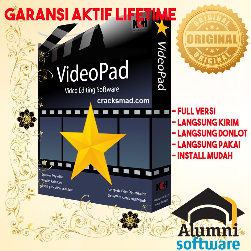 Jual [FULL VERSION] VideoPad Video Editor Professional 6 - GARANSI ...
