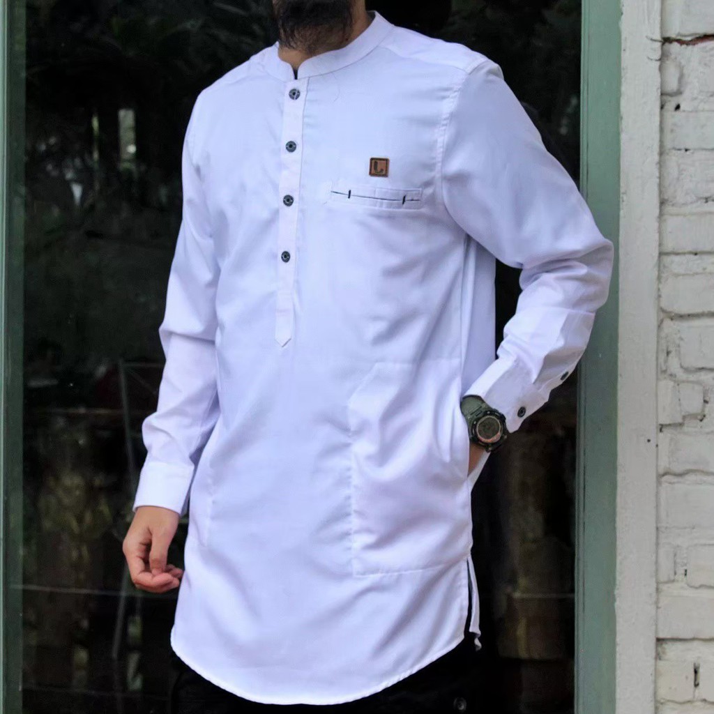 Jual Kurta Pakistan Muslim Original Lengan Panjang Gamis Muslim Sunnah ...