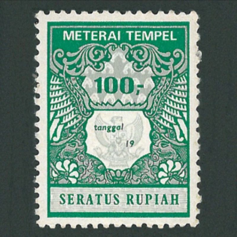 Jual Materai Meterai Tempel Lama Tahun 1981 Rp 100 | Shopee Indonesia
