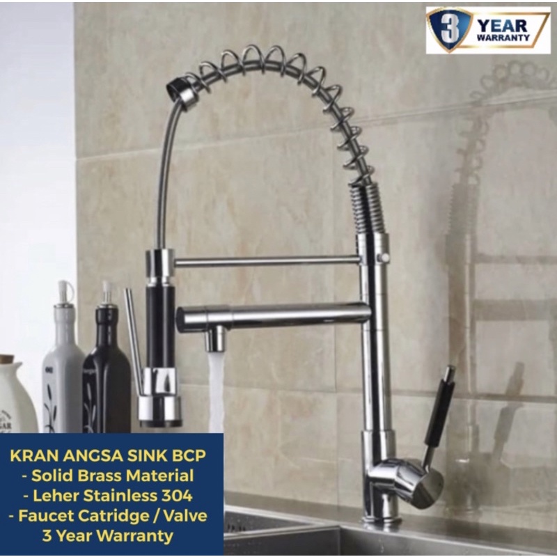 Jual Kran Kitchen Sink Restoran Coffee Hotel Flexible Panas Dingin ...