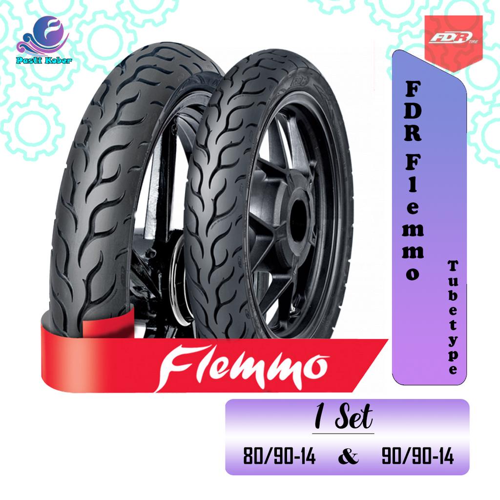 Jual Ban FDR 80/90-14 & 90/90-14 Tubetype Paket Ban Luar Matic Vario ...