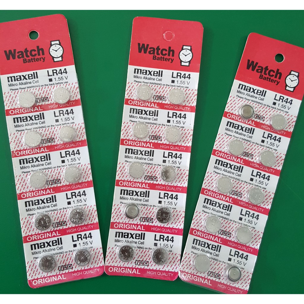 Jual Baterai LR44 Maxell - Battery LR44 1.55V AG13 | Shopee Indonesia
