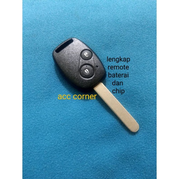Jual kunci remote honda brio mobillio brv crv jazz city lengkap dengan ...