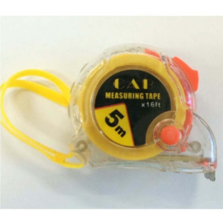 Jual Alat Ukur Meteran 5 meter / 5M / Transparan Bening CAB murah ...