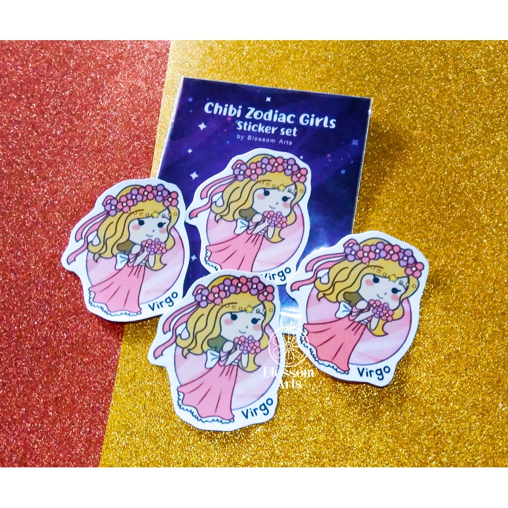 Jual BLOSSOM ARTS Chibi Zodiac Sticker Pack / Stiker Rasi Bintang ...