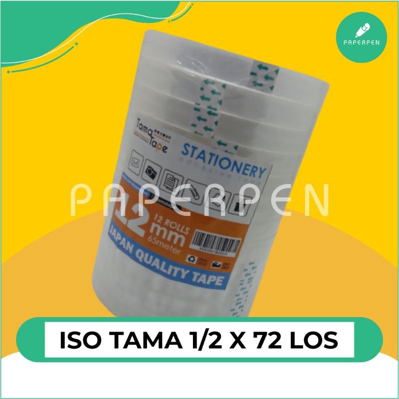 Jual Isolasi Tama 12Mm 1/2X72 Los | Shopee Indonesia