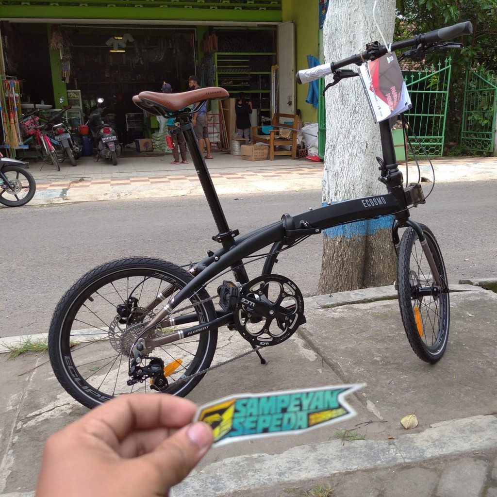 Jual Sepeda Lipat 20 Inch Element Ecosmo Filosofi Kopi 10 Speed Seli ...