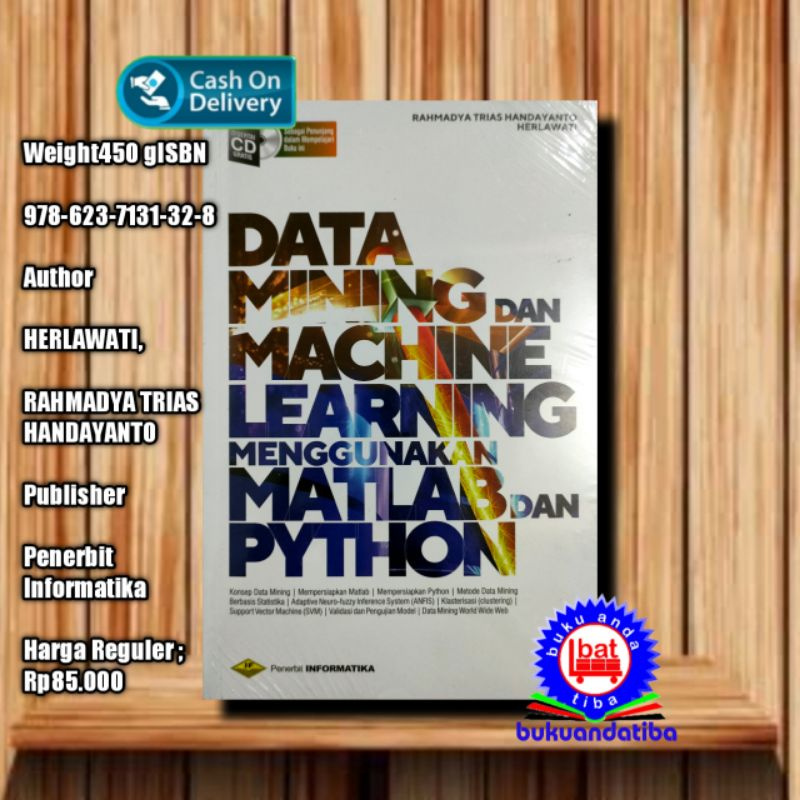 Jual DATA MINING DAN MACHINE LEARNING MEMGGUNAKAN MATLAB DAN PYTHON ...