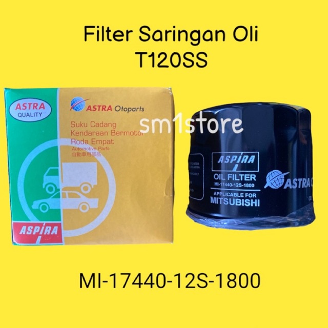 Jual Filter Saringan Oil Oli Mobil Mitsubishi T120SS 17440-12S | Shopee ...