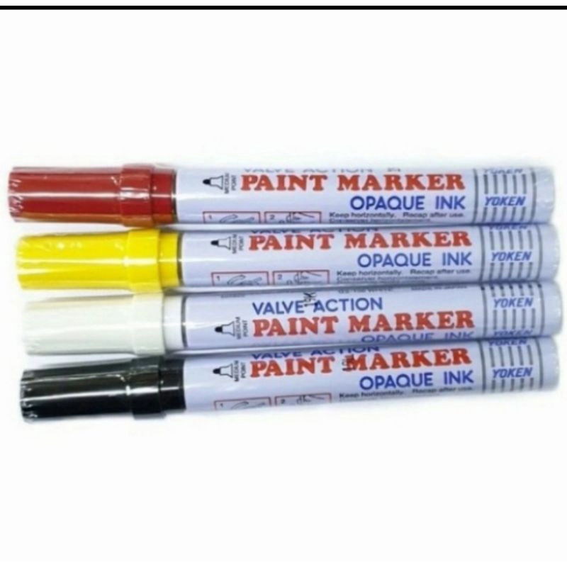 Jual spidol permanent penanda besi paint marker valve action | Shopee ...
