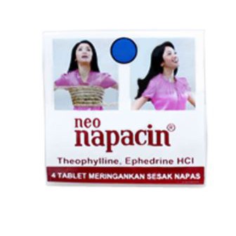 Jual NEO NAPACIN 1 STRIP @ 4 TABLET - OBAT SESAK NAPAS | Shopee Indonesia