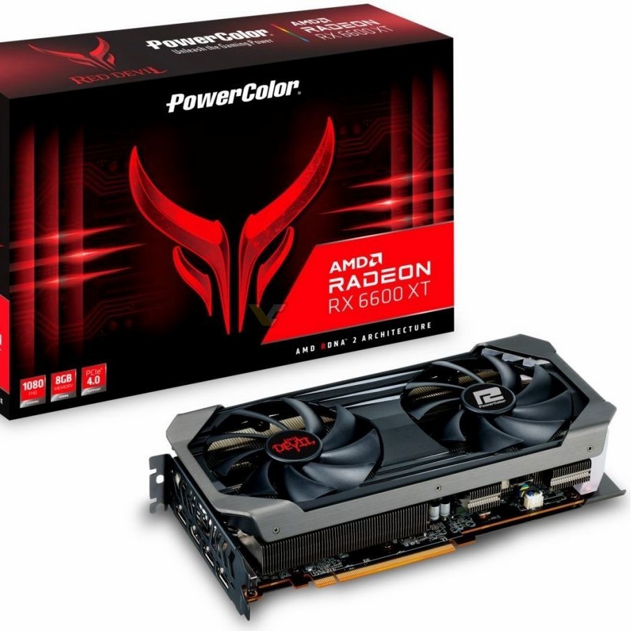 Jual POWERCOLOR RX 6600 XT RED DEVIL 8Gb GDDR6 | Shopee Indonesia