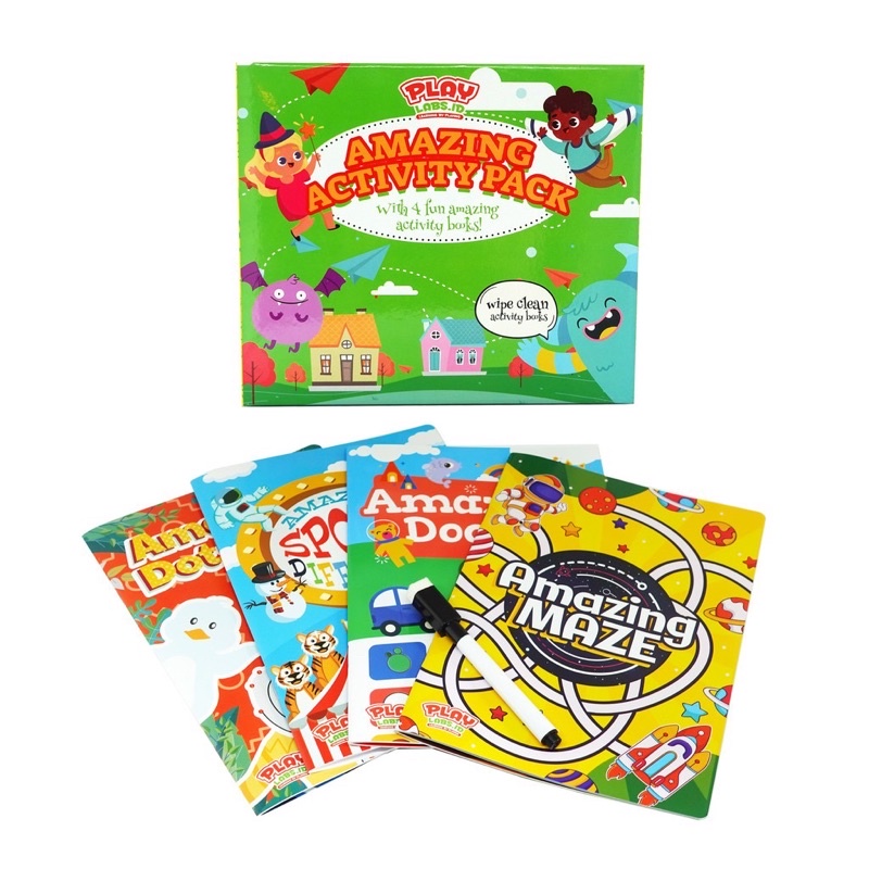 Jual [BUKU ANAK] Playlabs Amazing Activity Card Game | Shopee Indonesia
