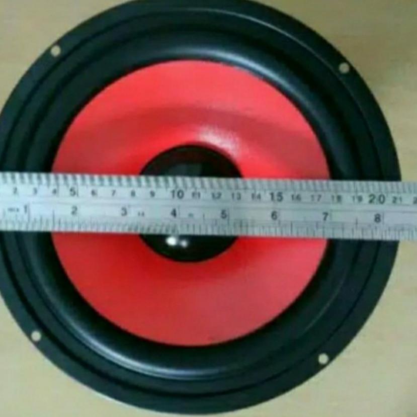 Jual Update Speaker Elsound 8 Inch Woofer Bass Warna Merah 100 Watt ...