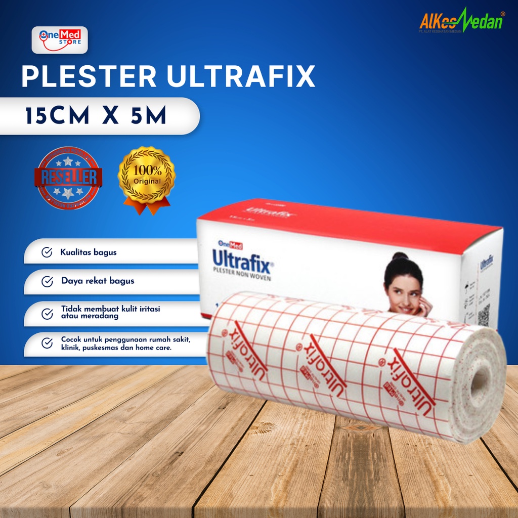 Jual PLESTER ULTRAFIX 15CM X 5M ORIGINAL ONEMED BOX | Shopee Indonesia