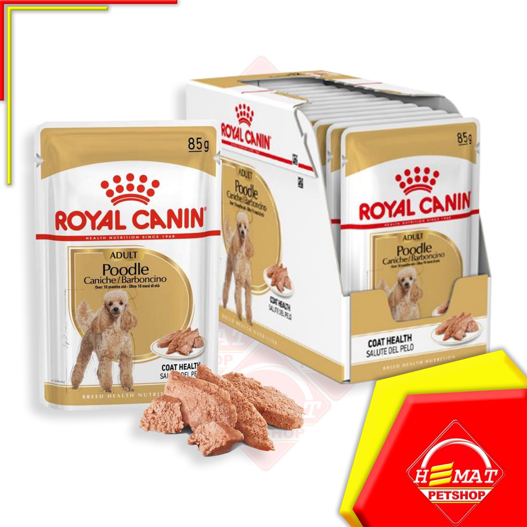 Jual royal canin poodle adult pouch 85gr / Makanan basah anjing poodle ...