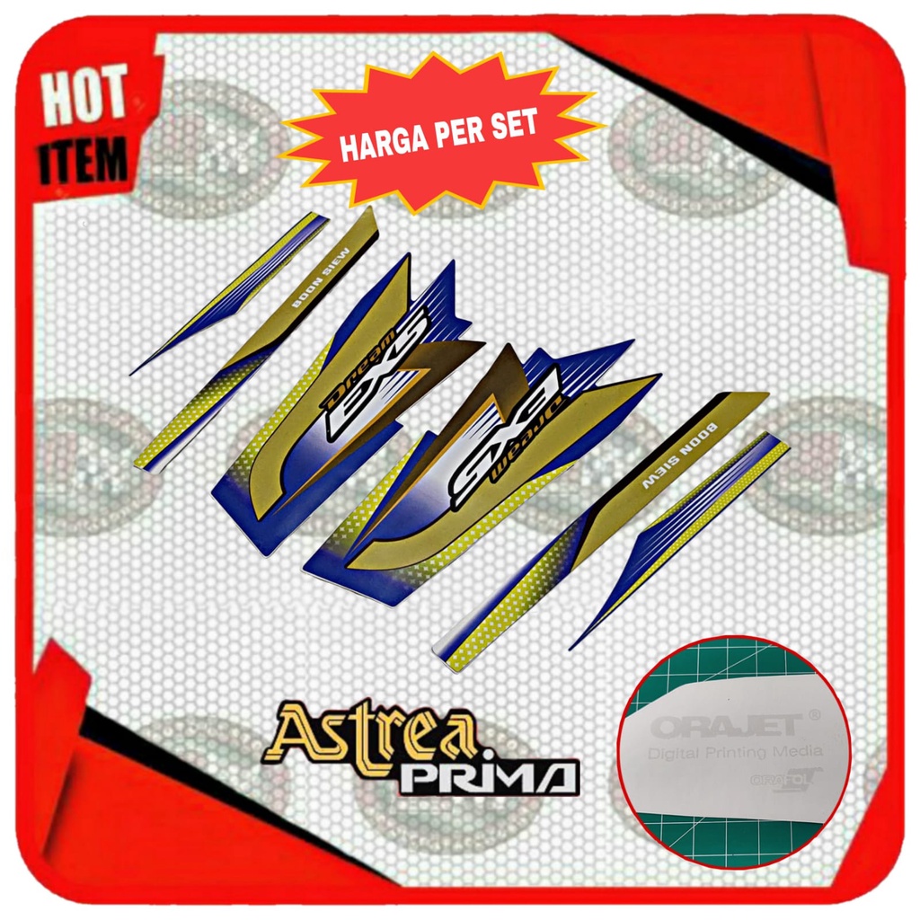 Jual STIKER STRIP STRIPING HONDA ASTREA PRIMA CUSTOM DREAM EX5 VINYL 003 | Shopee Indonesia