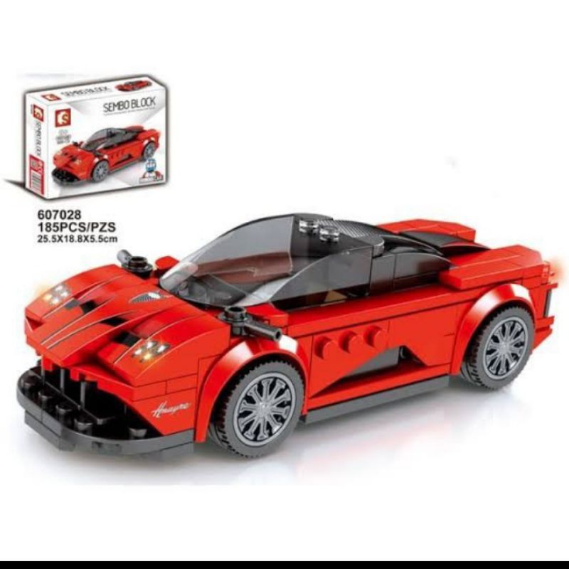 Jual Sembo Famous Car Brick Pagani - Mainan Block Mobil Anak Bricks ...
