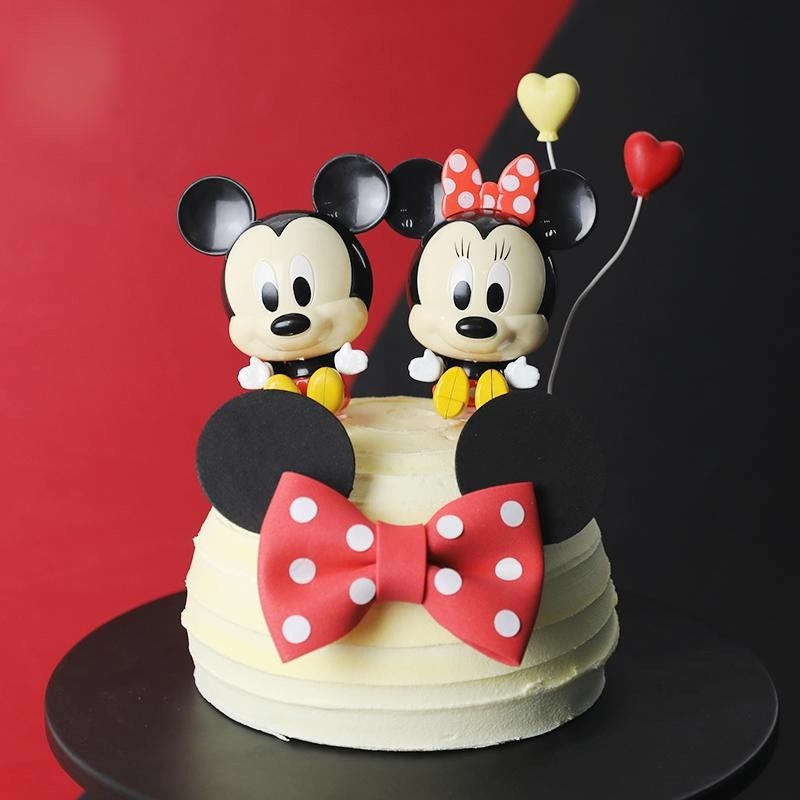 Jual Topper Cake Mickey Minnie Mouse Bow / Pita Dekorasi Kue dan Pita ...