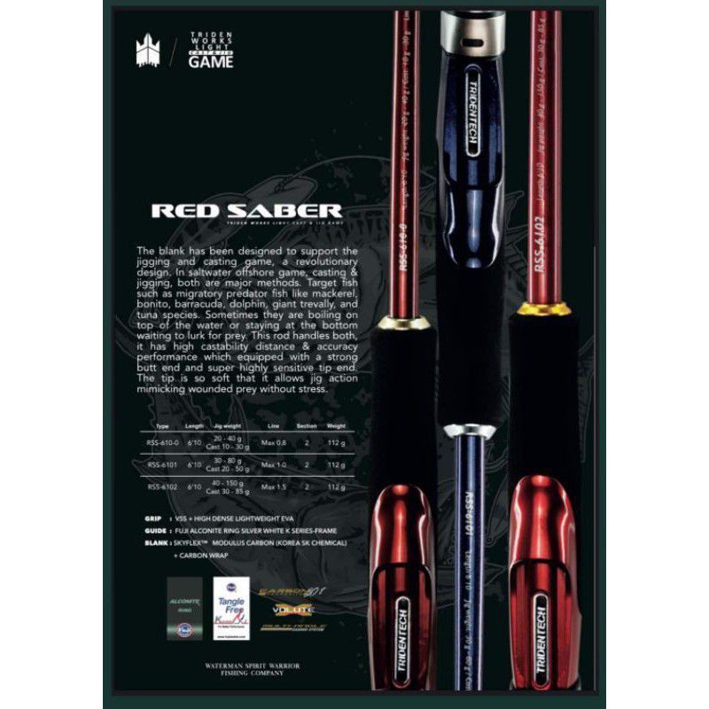 Jual Tridentech Red Saber | Shopee Indonesia
