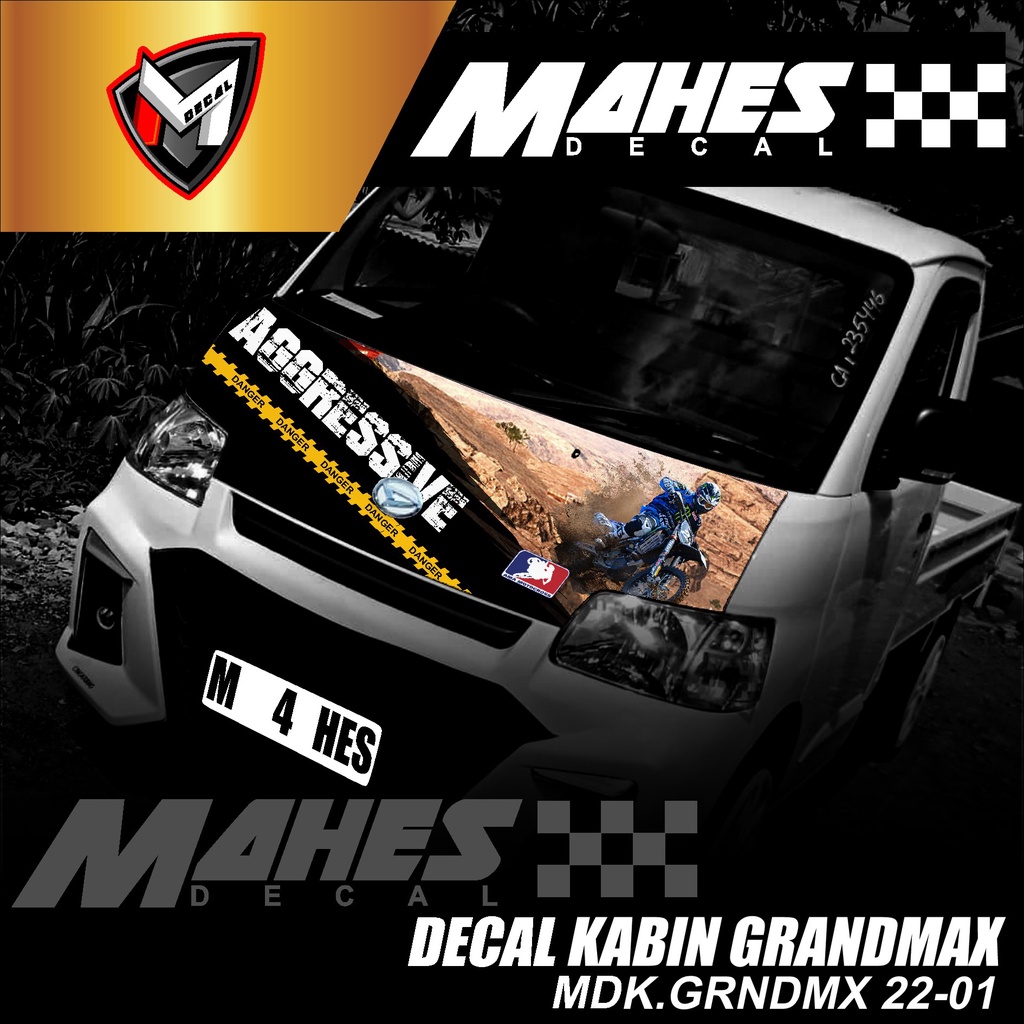 Jual STIKER KABIN DEPAN GRANDMAX - DECAL STICKER KABIN GRANDMAX TERBARU ...