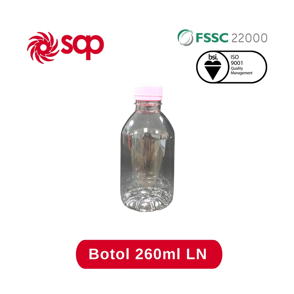 Jual Botol 260ml LN- 1 Polybag isi 108 pcs (KHUSUS GOSEND) | Shopee Indonesia