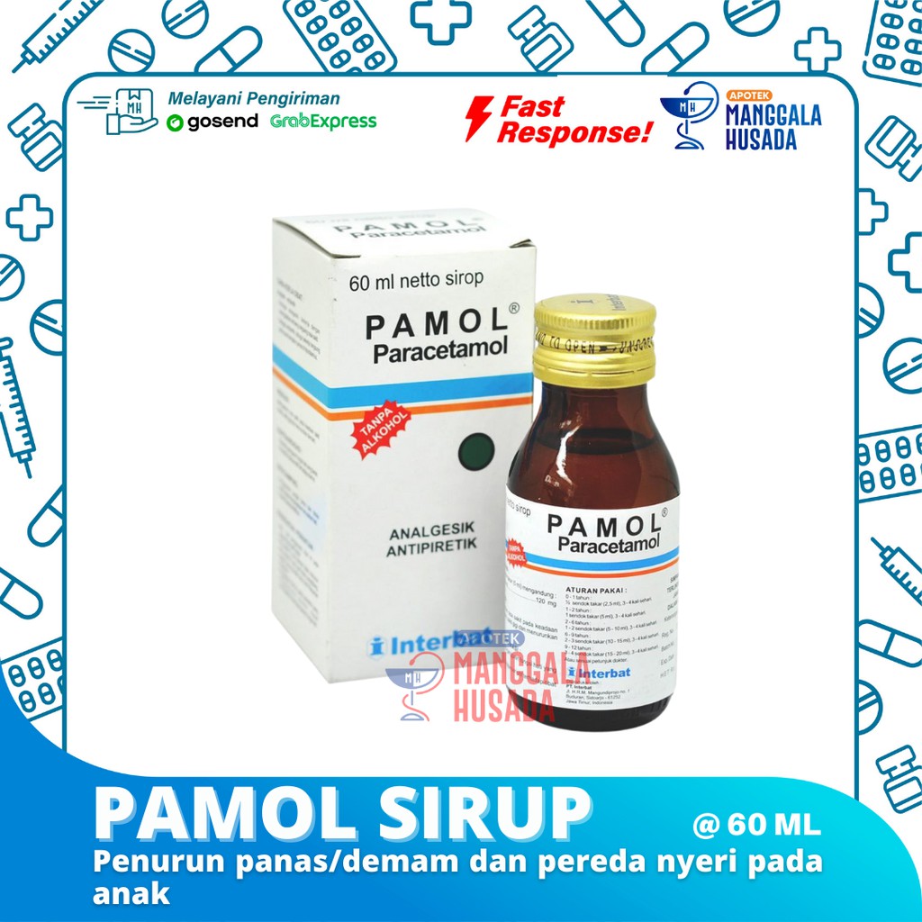 Jual PAMOL SIRUP PER BOTOL @ 60 ML | Shopee Indonesia