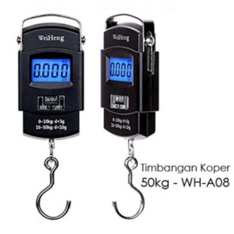 Jual Timbangan Digital Gantung koper bagasi Kapasitas 50 Kg portable ...