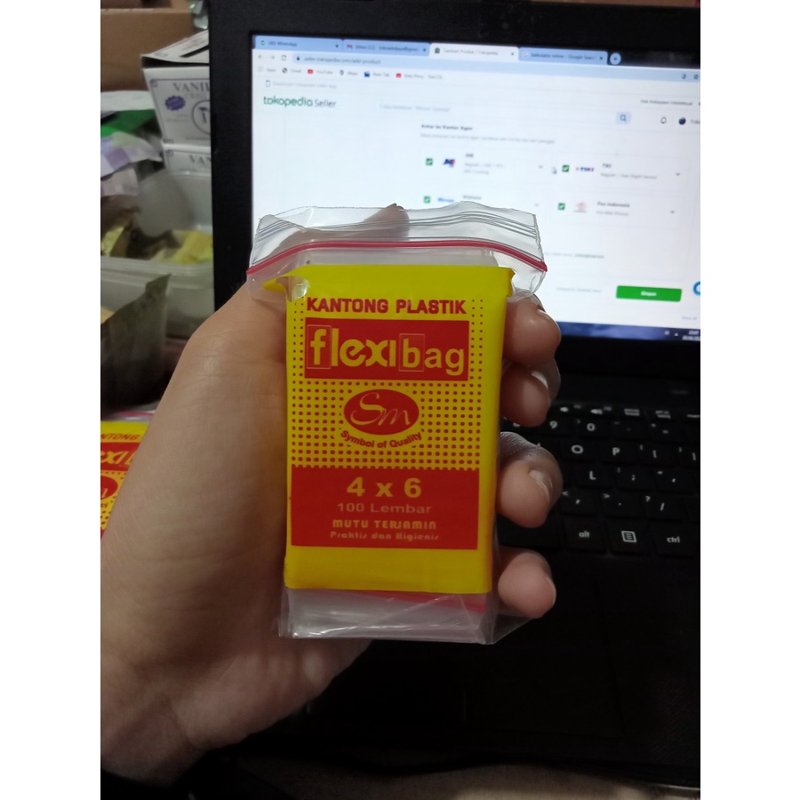 Jual Plastik Klip ukuran 4x6 cm merk flexi bag | Shopee Indonesia