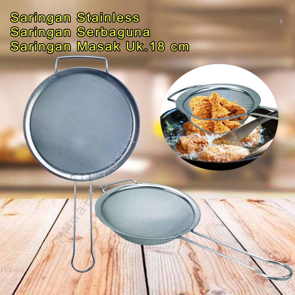 Jual Saringan Stainless / Saringan Serbaguna / Saringan Masak / Uk.18 ...