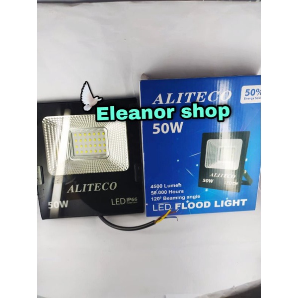 Jual Kap Lampu Sorot/Lampu Tembak 50 Watt ALITECO Cahaya Putih Dan Kuning | Shopee Indonesia