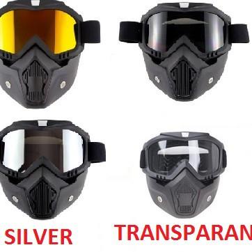 Jual Special - Goggle Mask Modular Kacamata Masker Helm Motor Retro ...
