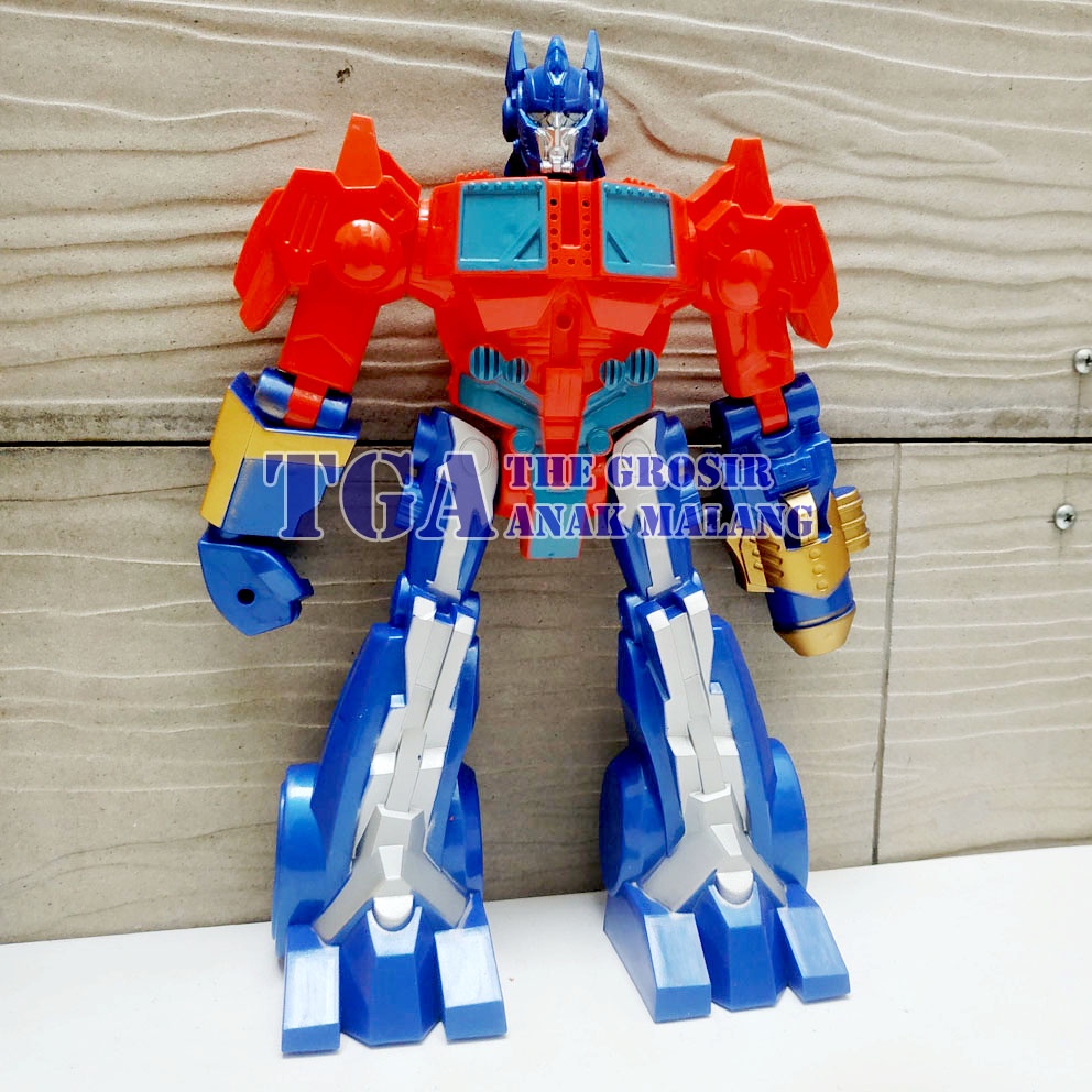 Jual TGA The Mighty Robot BESAR Tinggi 30cm Transformers Bumblebee Optimus Prime | Shopee Indonesia