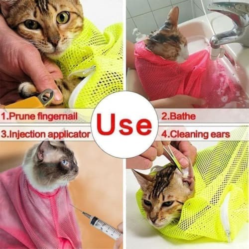 Jual Jual Tas Kantong Jaring Kucing Alat Cat Grooming Bag Mandi Dog ...
