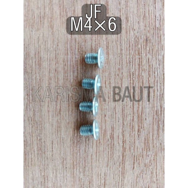 Jual Baut JF M4 x 6 ( baut JF 4x6 ) | Shopee Indonesia